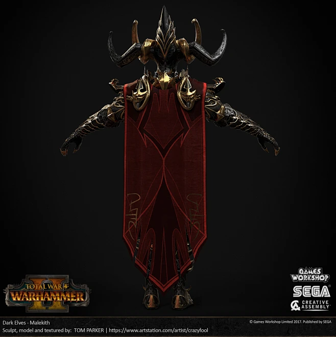 Total War Warhammer 2 - Malekith, Tom Parker : in game model with ...