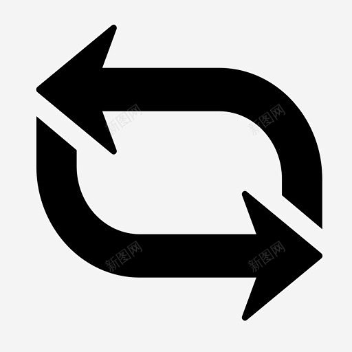 同步对齐协同工作图标 icon 标识 标志 UI图标 设计图片 免费下载 页面网页 平面电商 创意素材