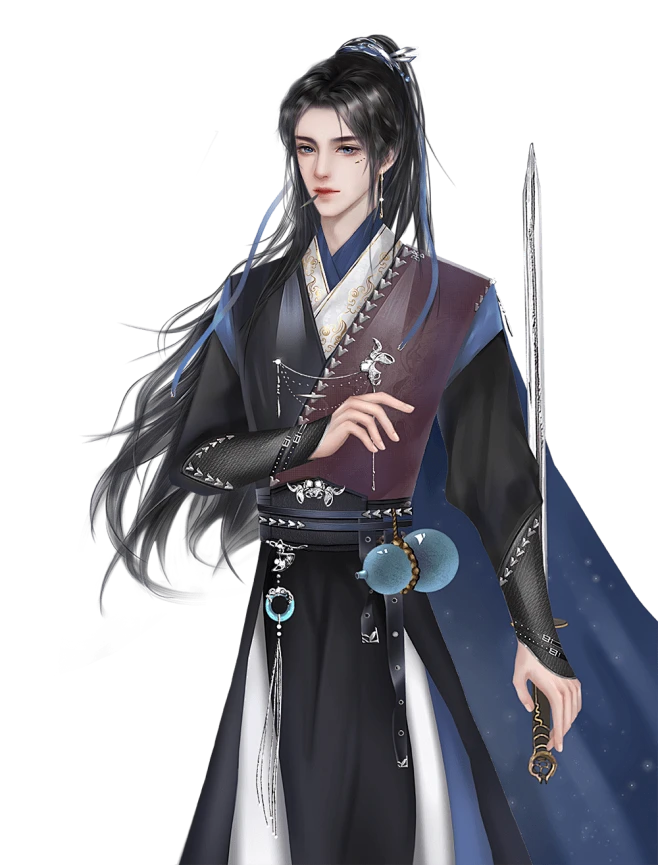 古风立绘男02 (630).png-花瓣网