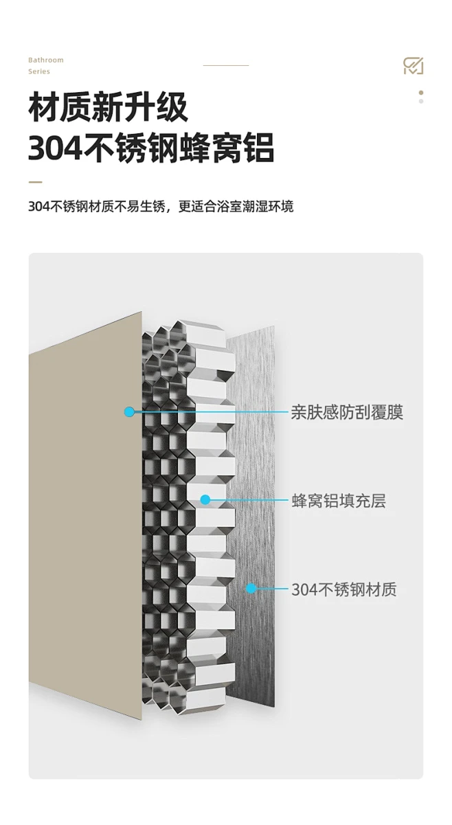 简艺岩板浴室柜组合现代简约304不锈钢卫生间挂墙式洗手盆柜组合-tmall.com天猫-花瓣网