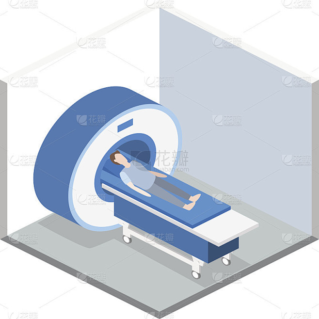 等距平面3D医院医学mri网络插图。