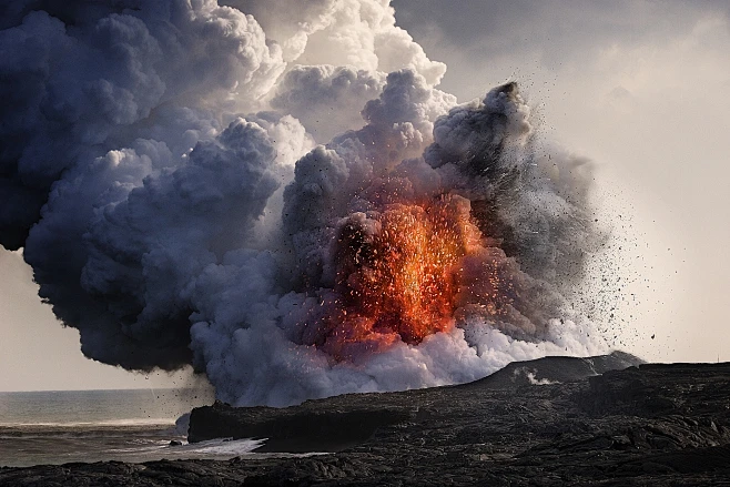 Alex Preiss在 500px 上的照片Kilauea Volcano at Kalapana-花瓣网
