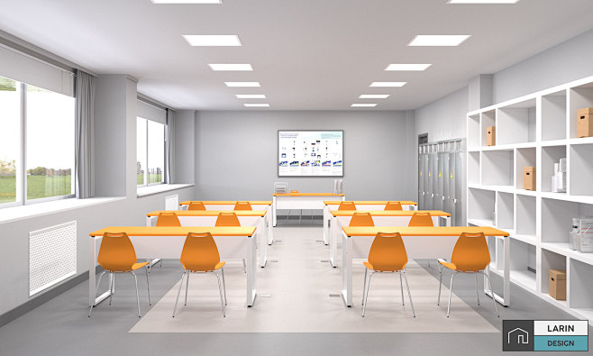 class design Interior study training center КАБИНЕТ Учебный центр класс ...