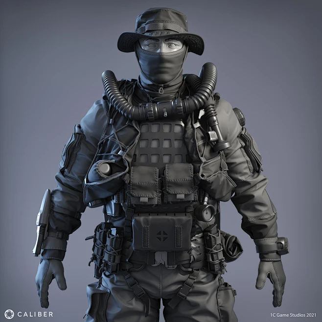 Caliber - ALPHA operators - Legendary Outfit-花瓣网