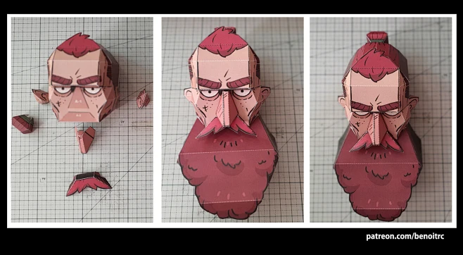 Fantasy Paper Bust -花瓣网