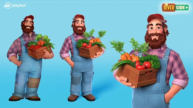 Riverside characters-花瓣网