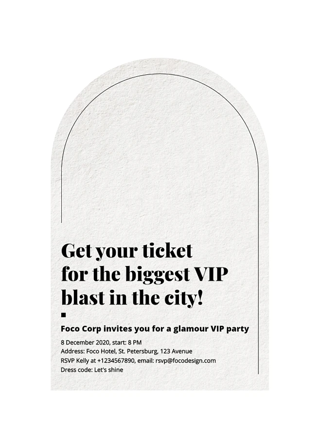 VIP Party Invitation Letter素材-花瓣网