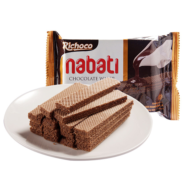 丽巧克 纳宝帝巧克力威化饼干 58g