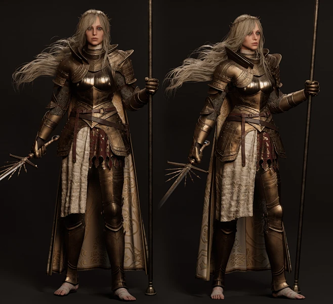 Lords of the Fallen - Judge Cleric, The Radiant Sentinel - Realtime UE5-花瓣网