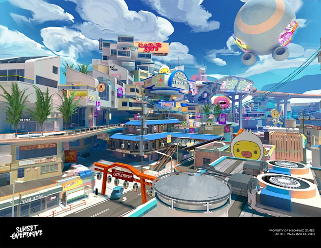 Sunset Overdrive Environment Visdev, Vaughan Ling : Sunset Overdrive ...