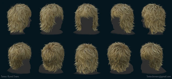 Real-time Scruffy Hair-花瓣网