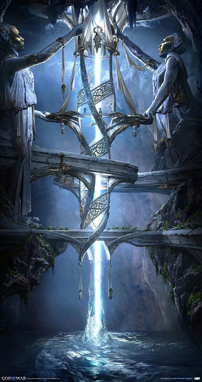 {游戏系列}美国God of War:战神（UI,角色，场景）-花瓣网