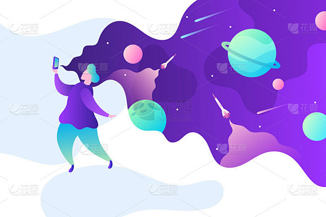 Human and technology. World wide web. Internet con