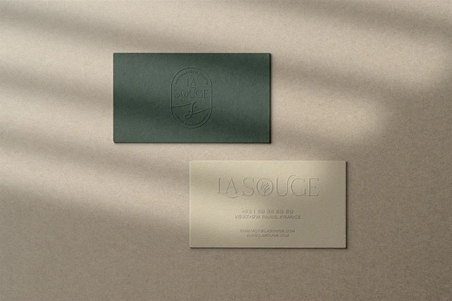 boutique brand identity concept hotel Logotype luxury Paris Spa visual ...