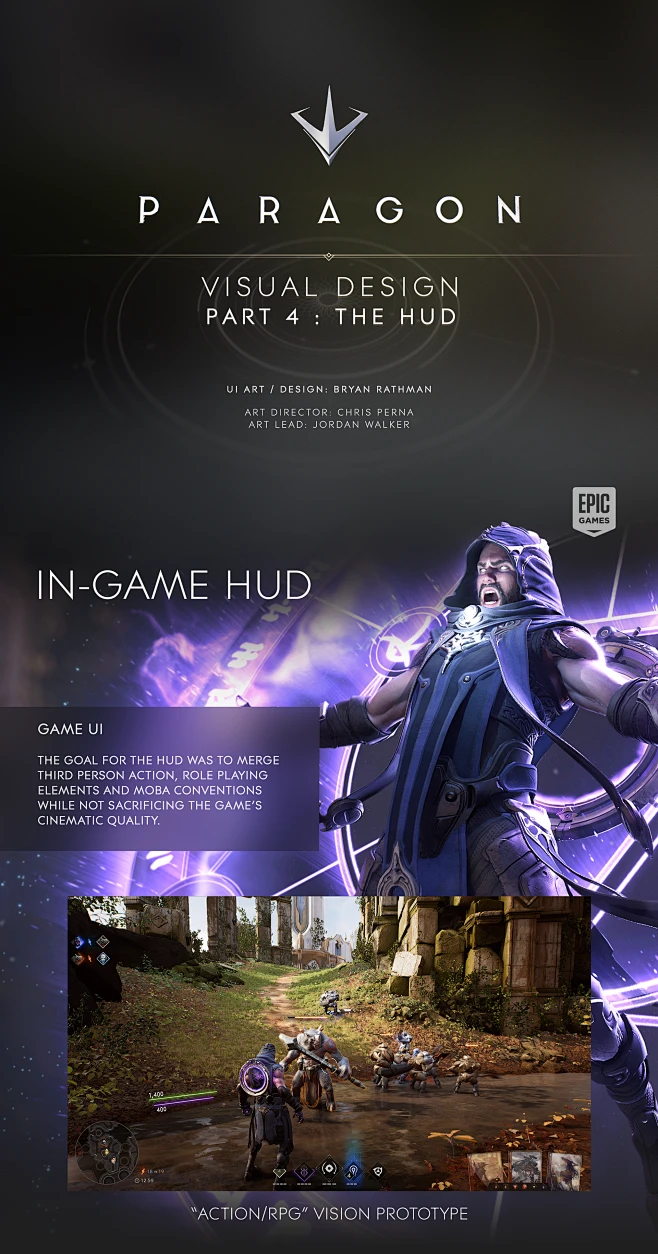 Paragon: UI/UX Design : HUD : Designing the Action / RPG / MOBA hybrid ...