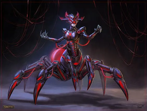 Grim Weaver Arachne Concept by PTimm on DeviantArt-花瓣网
