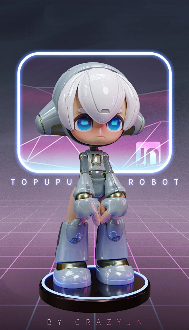TOPUPU ROBOT, Jing Zhang : JN Robot Company's new robot：TOPUPU-B2.-花瓣网