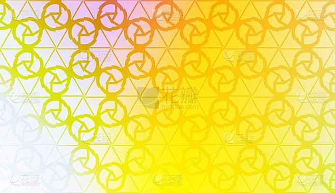 Light Pastel color Gradient Background with Geomet
