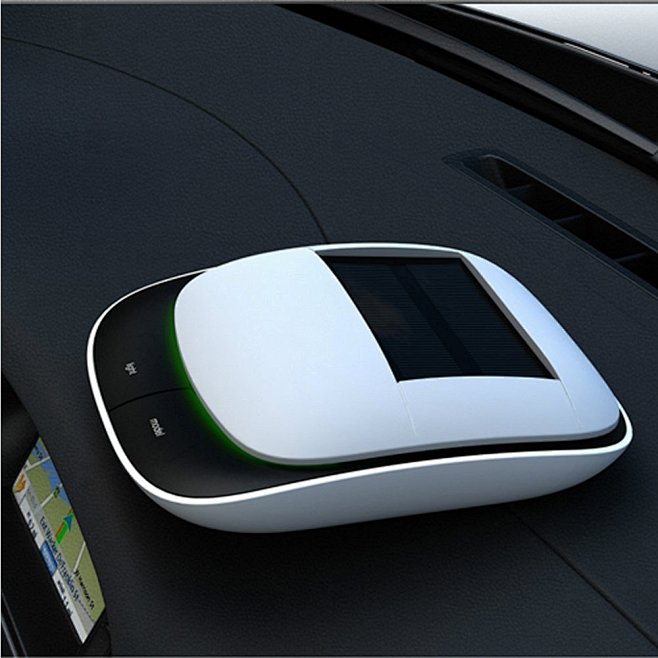 Amazon.com: Solar Power Car Air Purifier Negative Ion Oxygen Bar ...