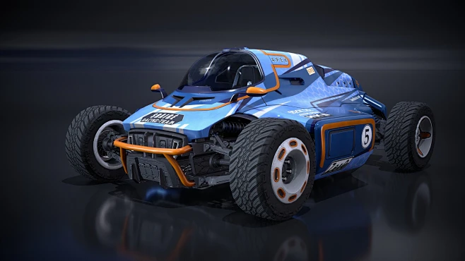 Racing car, Povilas Selila : I wanted to model this car for a while ...