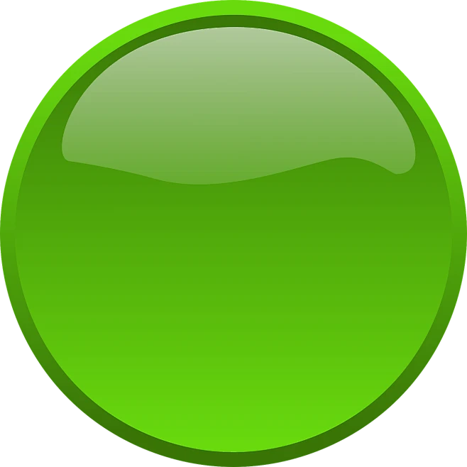Free circle green button vector-花瓣网