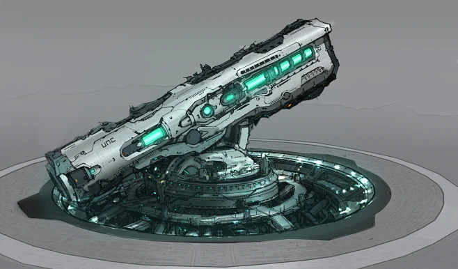 Doom Mars Core Exterior Concepts-花瓣网