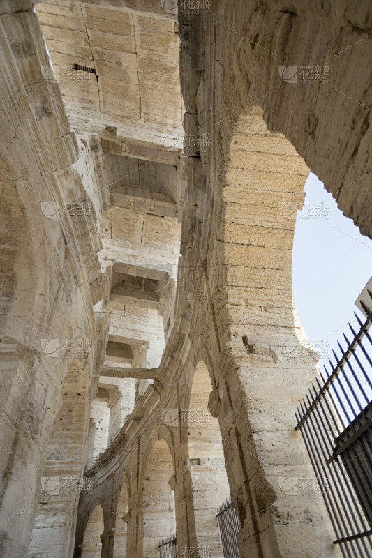 法国,阿尔勒,罗马风格,体育场,普罗旺斯,圆形剧场,旅途,戏剧表演,世界遗产,古罗马