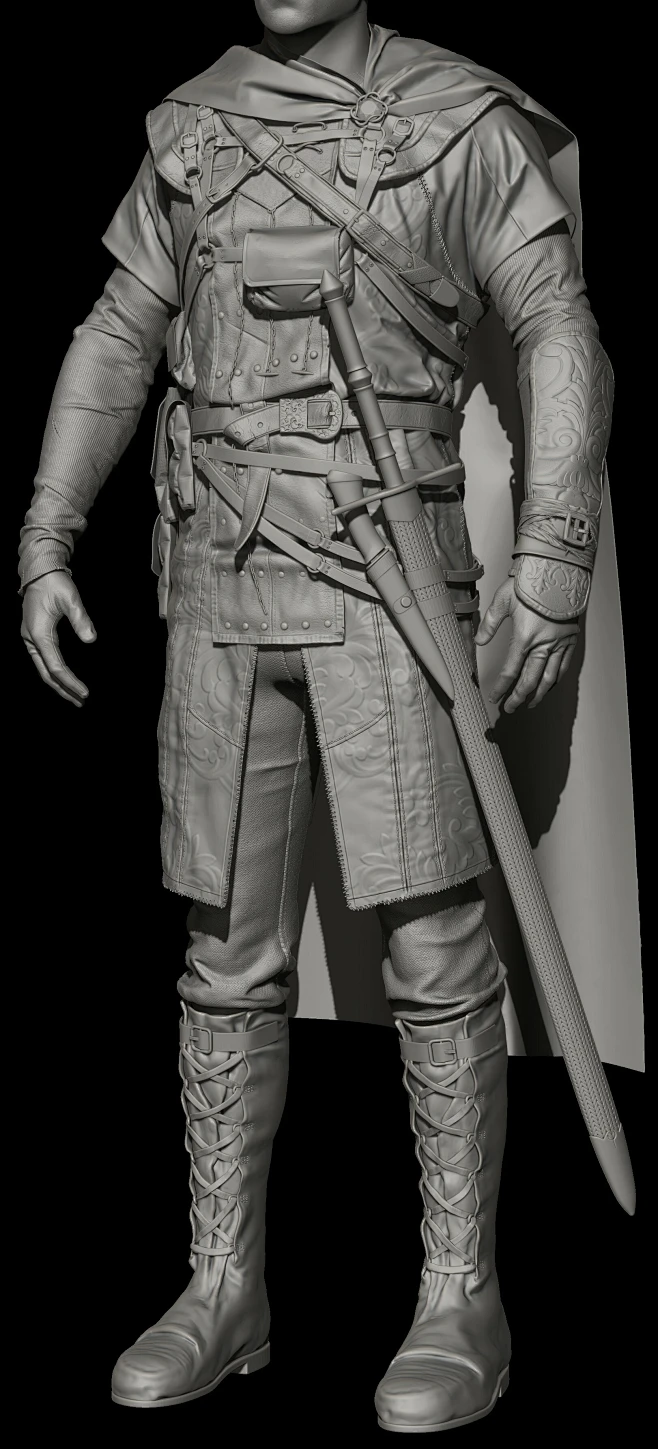 Fantasy Soldier - WIP, Anthony Mann : Concept: Matthias De Muylder Link ...