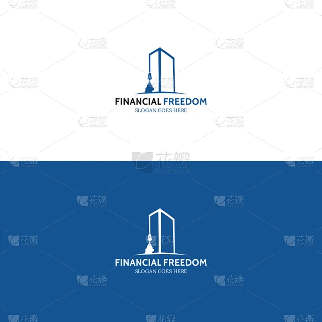 financial freedom logo素材-花瓣网