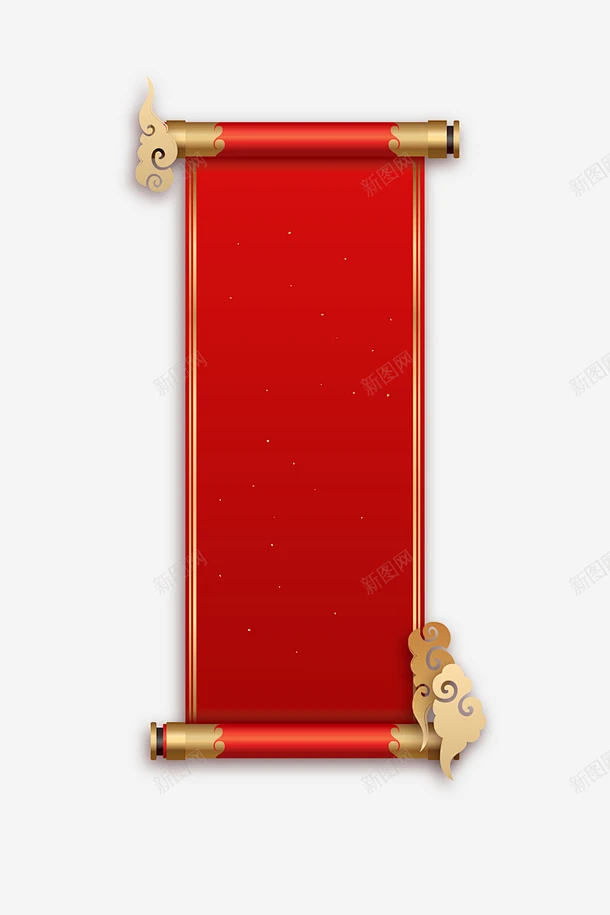 中国风国潮卷轴ai免抠素材_新图网 https://ixintu.com 中国风 卷轴 国潮 装饰框-花瓣网