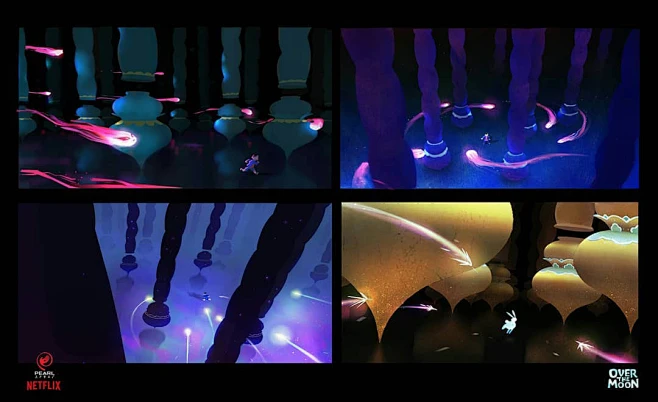 Artes de Jeremy Baudry para o filme Over the Moon - THECAB - The ...