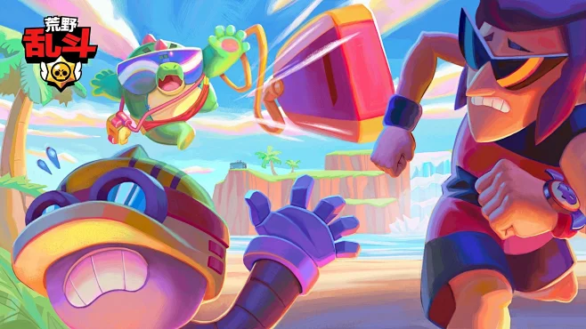 荒野乱斗Brawl-Stars的照片 - 微相册图片_荒野乱斗+皇室战争+美宣图片素材-花瓣网