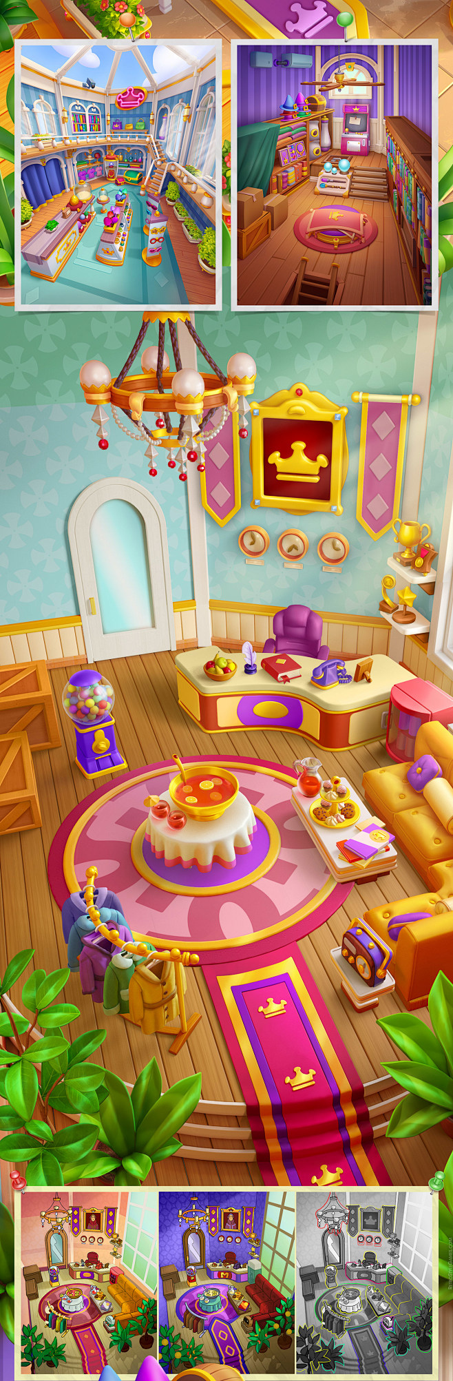 candy crash cartoon casual Character homescapes Icon Level Design ...