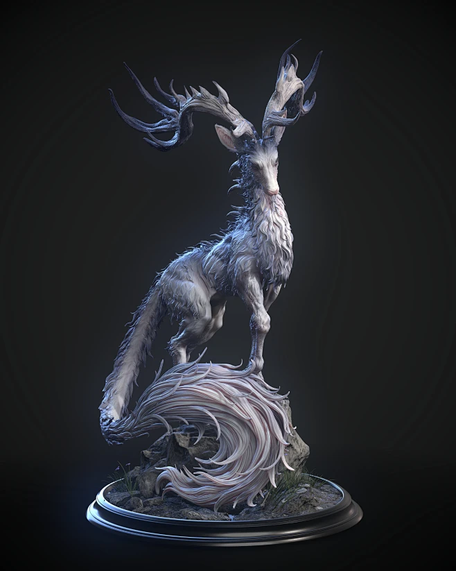 Divine deer-花瓣网