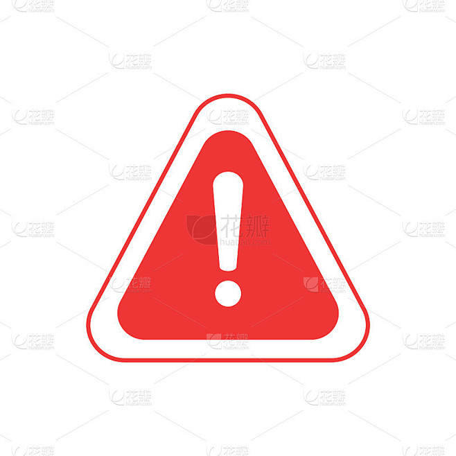 警告图标。注意图标。危险的象征。警告图标