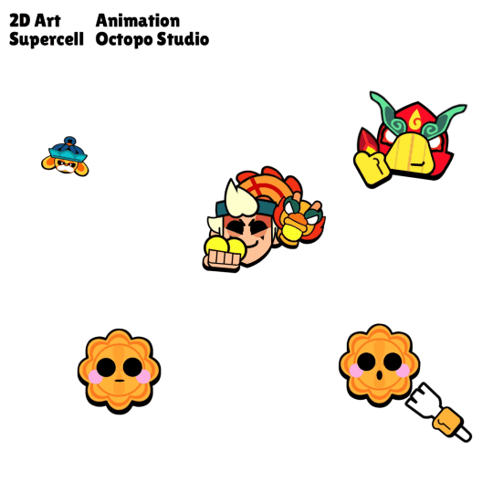 Brawl Stars U57 - 2d animation-花瓣网