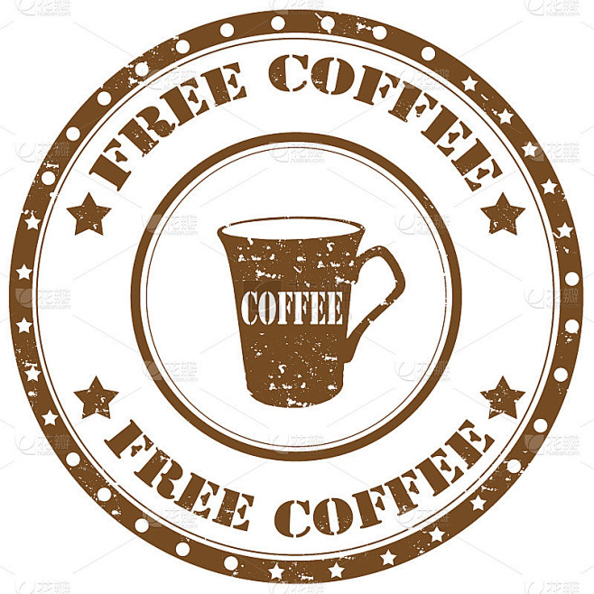 免费Coffee-stamp