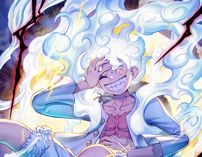 海贼王 动漫 桌面壁纸 路飞 尼卡形态 王路飞-花瓣网