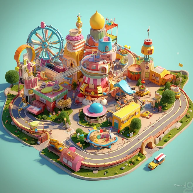 AI绘画_Prompts_createhmp_environment_piece_high_quality_3d_modeling_with ...