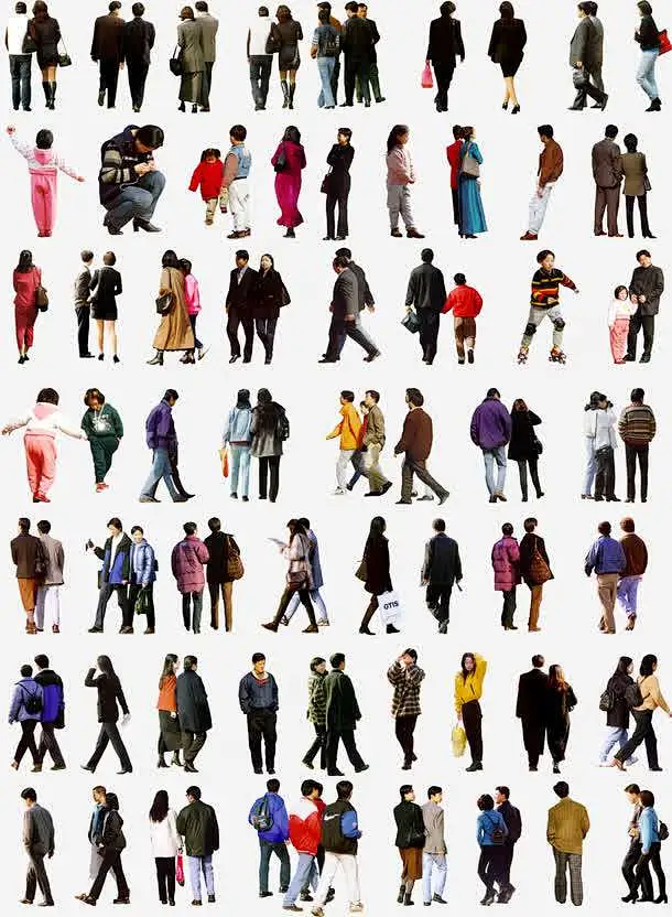 人群png免抠素材_新图网 https://ixintu.com 真人 人物 人群-花瓣网