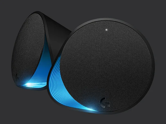 Logitech G560 RGB PC Gaming Speakers with Game-Driven Lighting ...