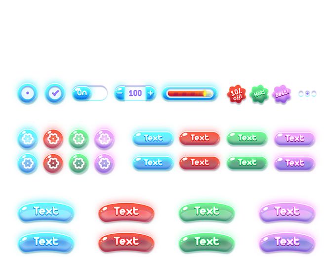 Aqua Slot Game Full Pack : It is complete GUI pack for making Slot and ...