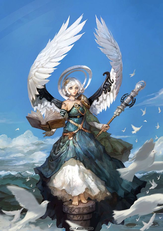 游戏原画插画设计师_inshoo_CG绘...没有蜡笔の小新采集到原画人物1144图_花瓣