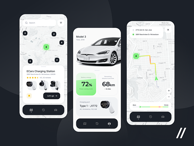 EV Charging App by Daria Kravets for Purrweb UI/UX Agency on Dribbble