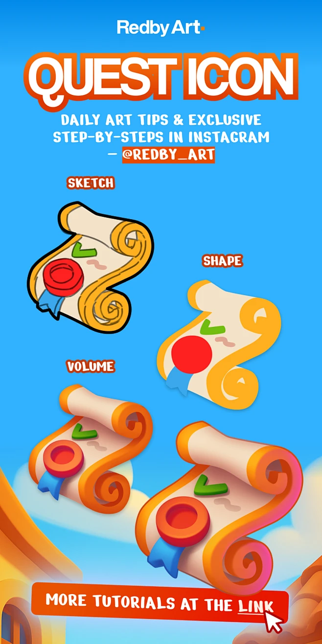 其中包括图片： Quest Scroll — Game Mission Icon Tutorial-花瓣网