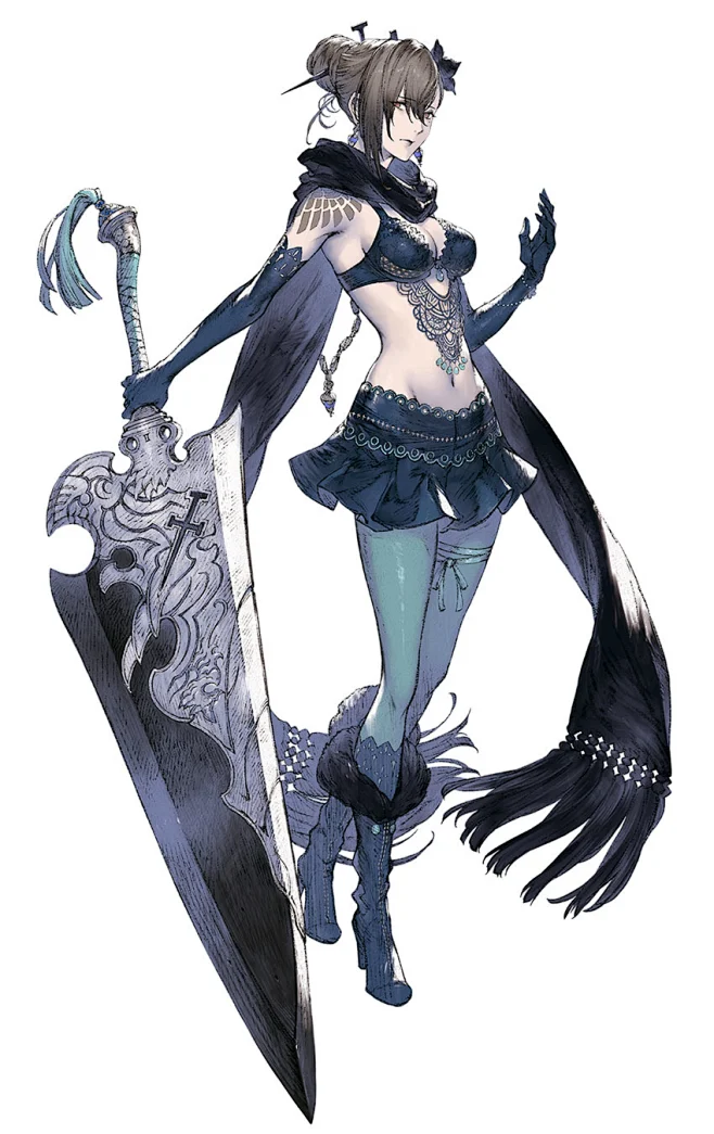 Akeha，来自 NieR Reincarnation 的 Intoner Assassin Art-花瓣网