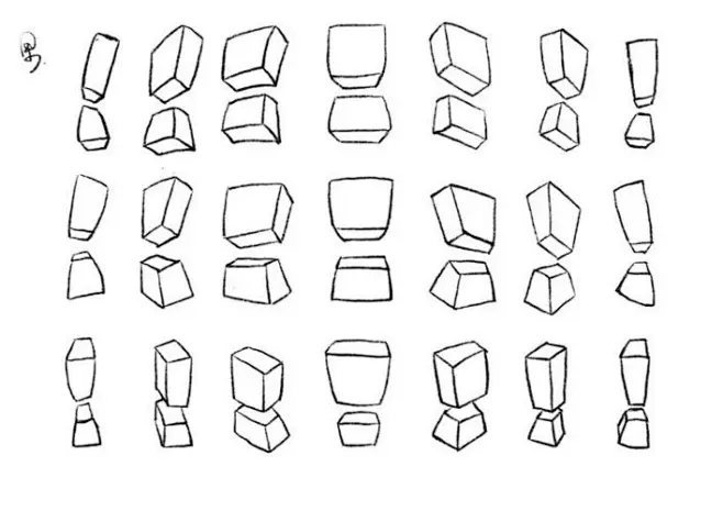 基础体块-花瓣网