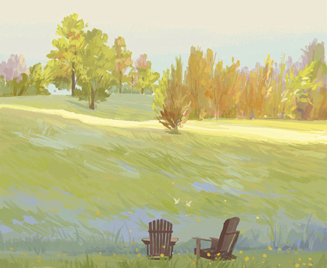 入秋?_柠檬漫游__插画师作品_涂鸦王国gracg.com