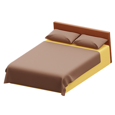 Bed 3D Icon