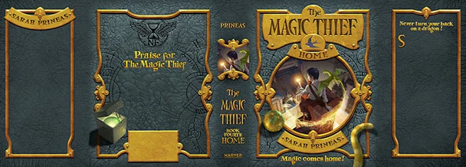 The Magic Thief : The four covers and a few interiors for The Magic ...